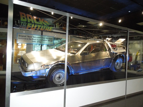 Hollywood Movie Costumes and Props: Original DeLorean Time Machine car ...