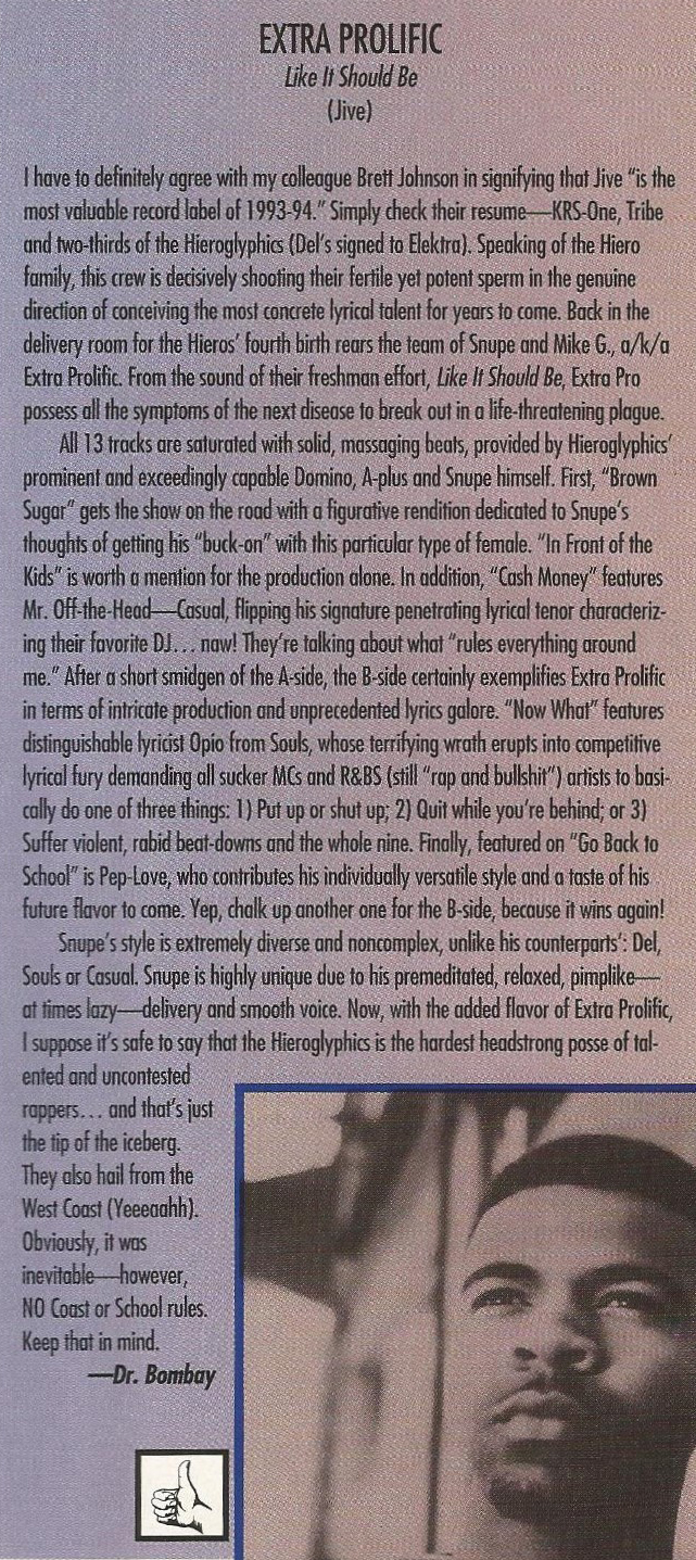 HipHop-TheGoldenEra: Album Review : Extra Prolific - Like It Should Be ...