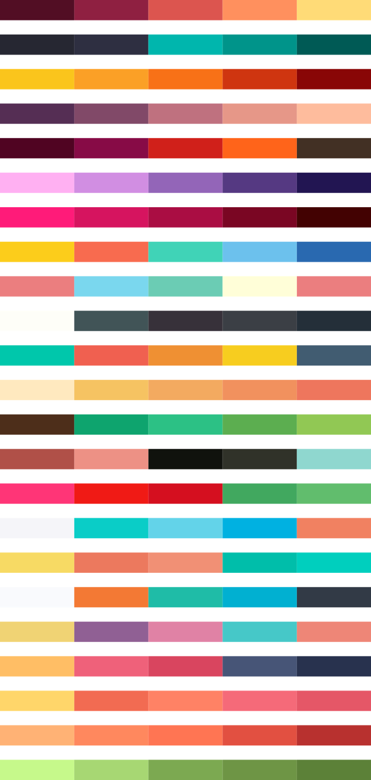 62+ Kombinasi Warna Flat Design