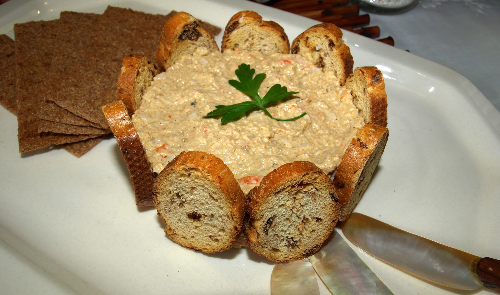Sopas y a mojar: Paté de centollo con sorpresa