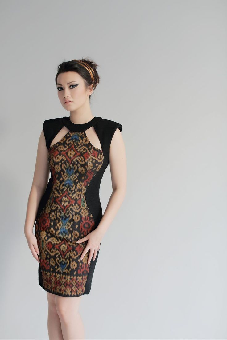 TRIBAL PATTERN COMBINATION DRESS