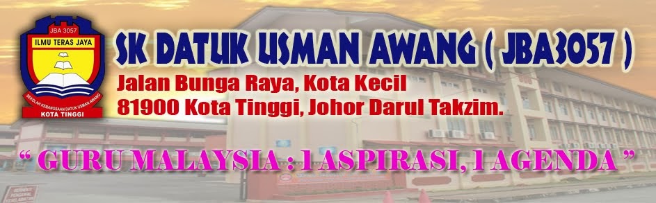 SK DATUK USMAN AWANG: SK DATUK USMAN AWANG