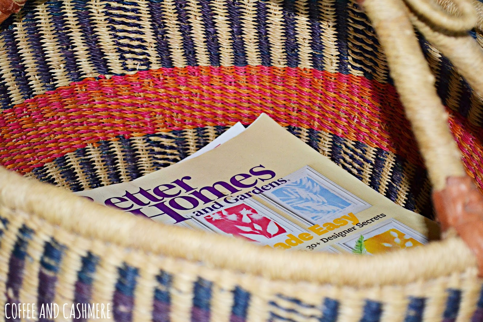 Coffee and Cashmere: Blessing Basket Giveaway [OVER]