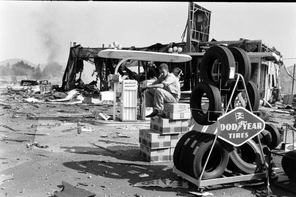 Just A Car Guy: 1959 Roseburg, Oregon, 1 am, a building fire ignited a ...