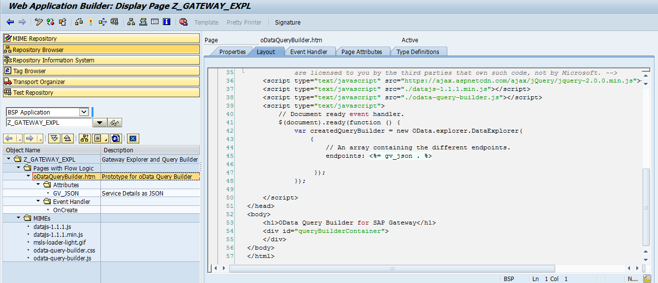 Netweaver Gateway Services: oData Query Builder - A Prototype ...