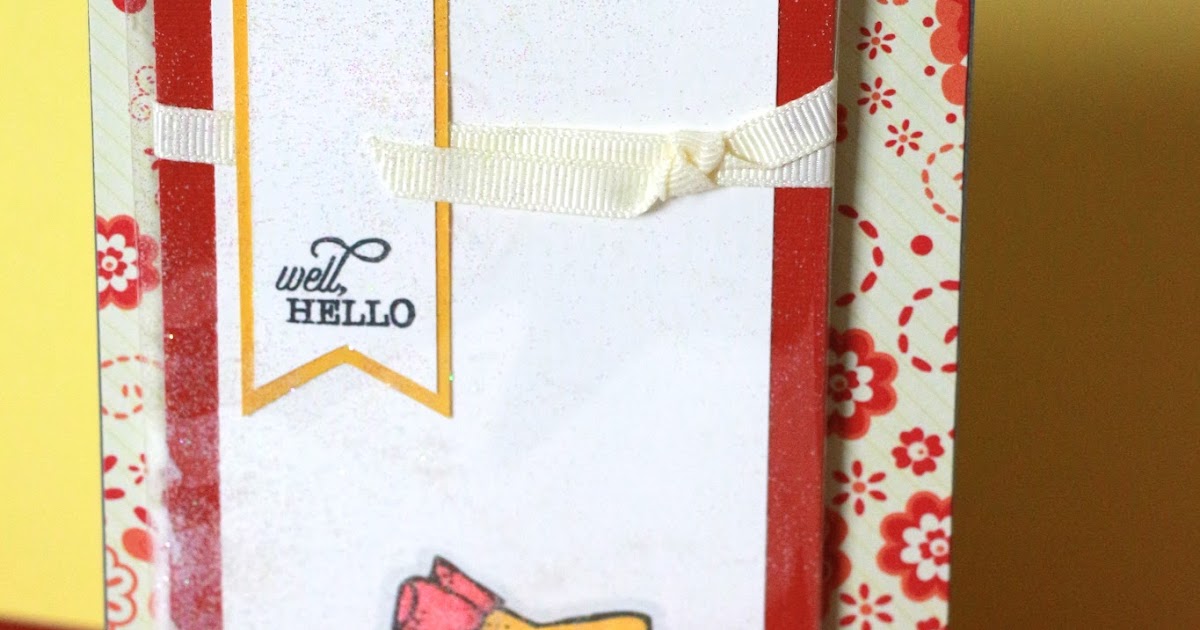 The Unique Scrapper: Cute Little Hello Card