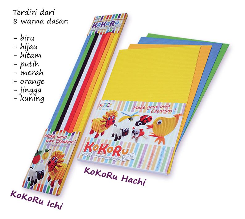 istana kertas: KOKORU kertas kreasi perpaduan origami dan quiling paper