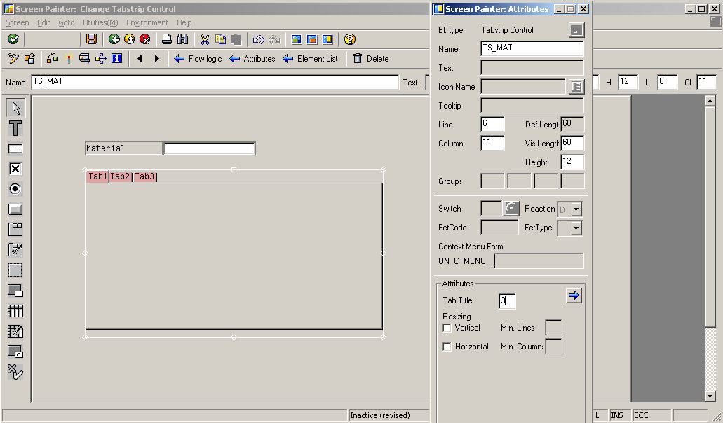 SAP ABAP 4 Tutorial: Simple Tabstrip Control