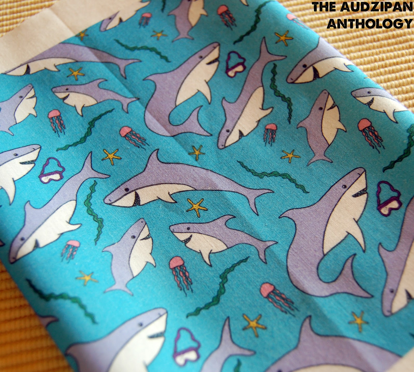 the audzipan anthology: Shark School Fabric Swatch