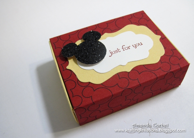 Krafting Kreations: Mickey Candy Boxes