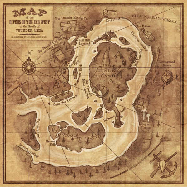 The Disneyland Paris Explorers Club: Frontierland Maps