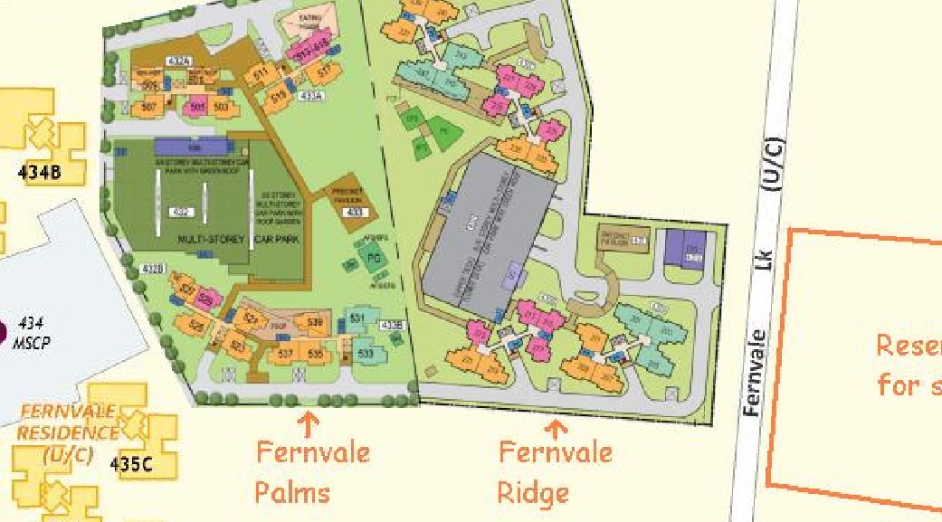 Shenlafamille: Fernvale Palms with Fernvale Ridge