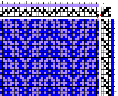 Reflections: Calvary Twill Weaving Pattern