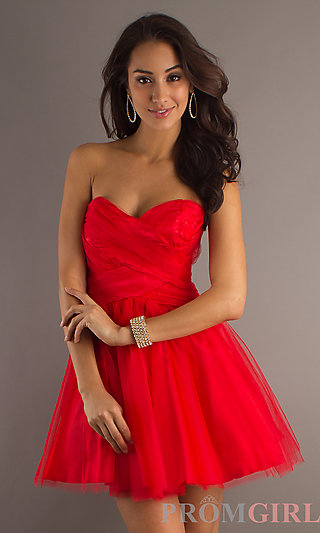 Red Short Formal Dresses 2014 - Gallery Fusion