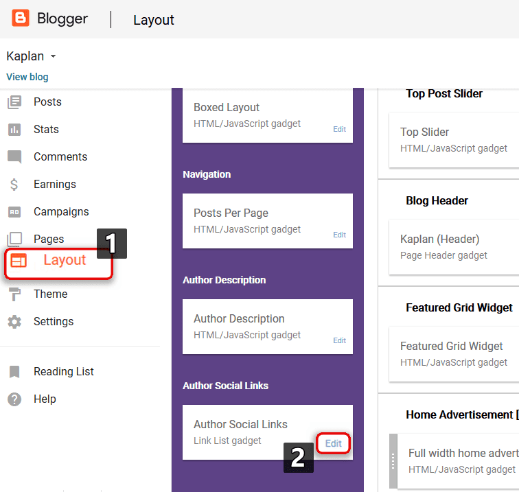 Documentation - Plasma Blogger Template