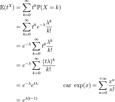 Loi de Poisson ~ Filiere IGE