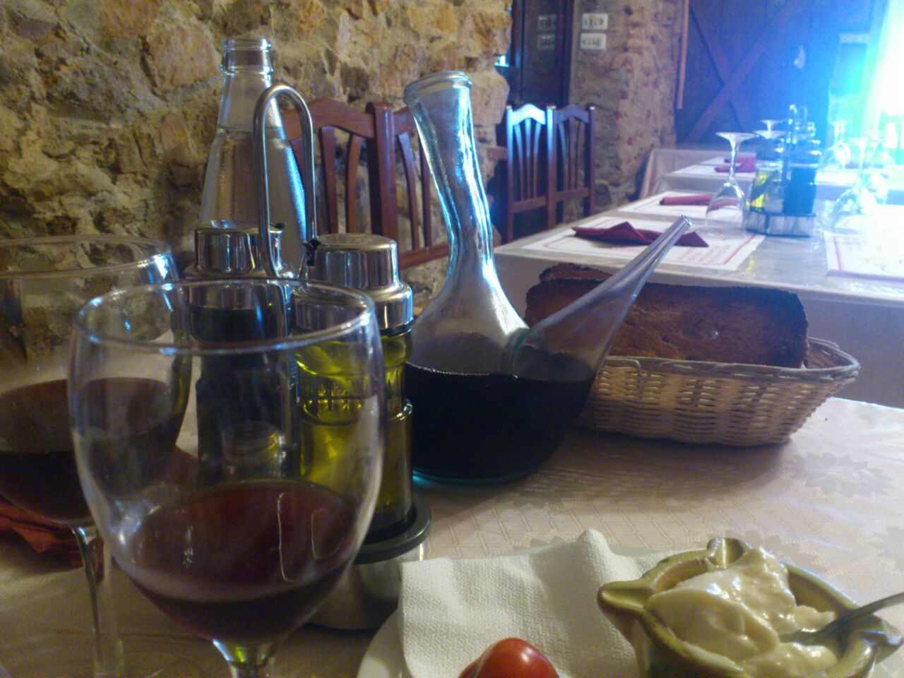 LOS ALMUERZOS: ALMUERZO EN RESTAURANTE CAN PRUNA ( TORDERA )