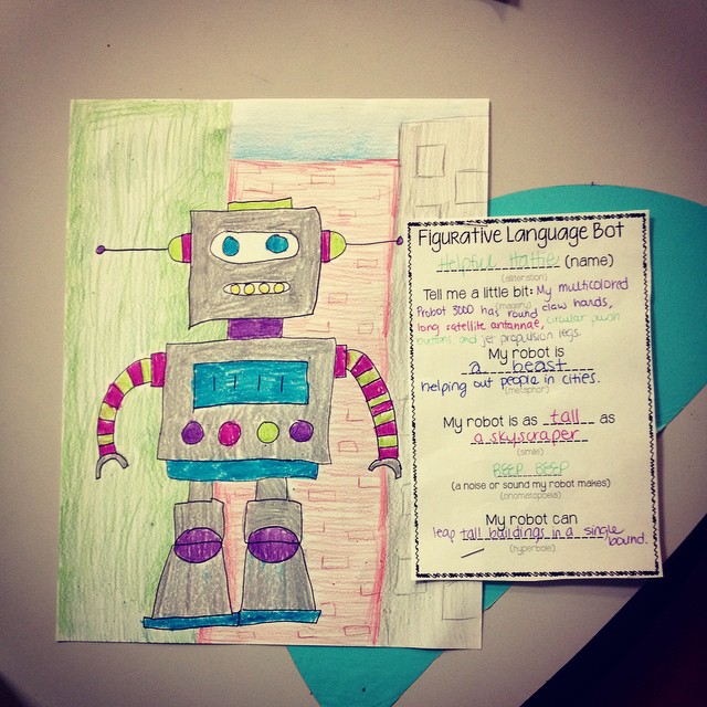 Figurative Language Robots - FREE - SSSTeaching