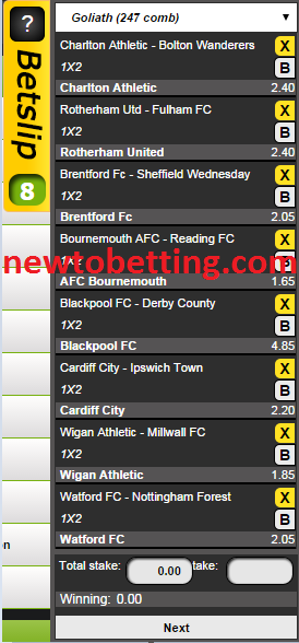 Goliath Bet Type : What Does it Mean - latest nairabet tips and tricks ...