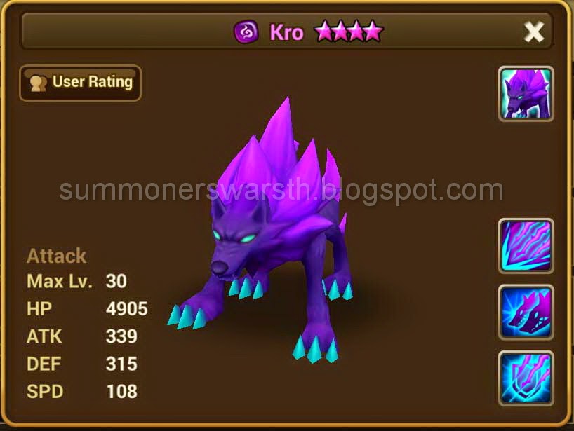 Inugami (Dark) | Summoners War