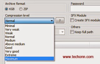 Convert 1GB File In 1MB Using KGB Archiver | TechOnn