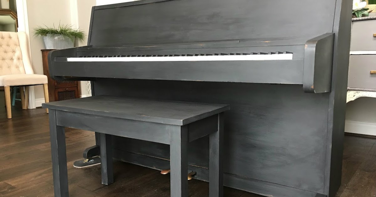 Piece Of Candy Furniture: Graphite Painted Piano.....