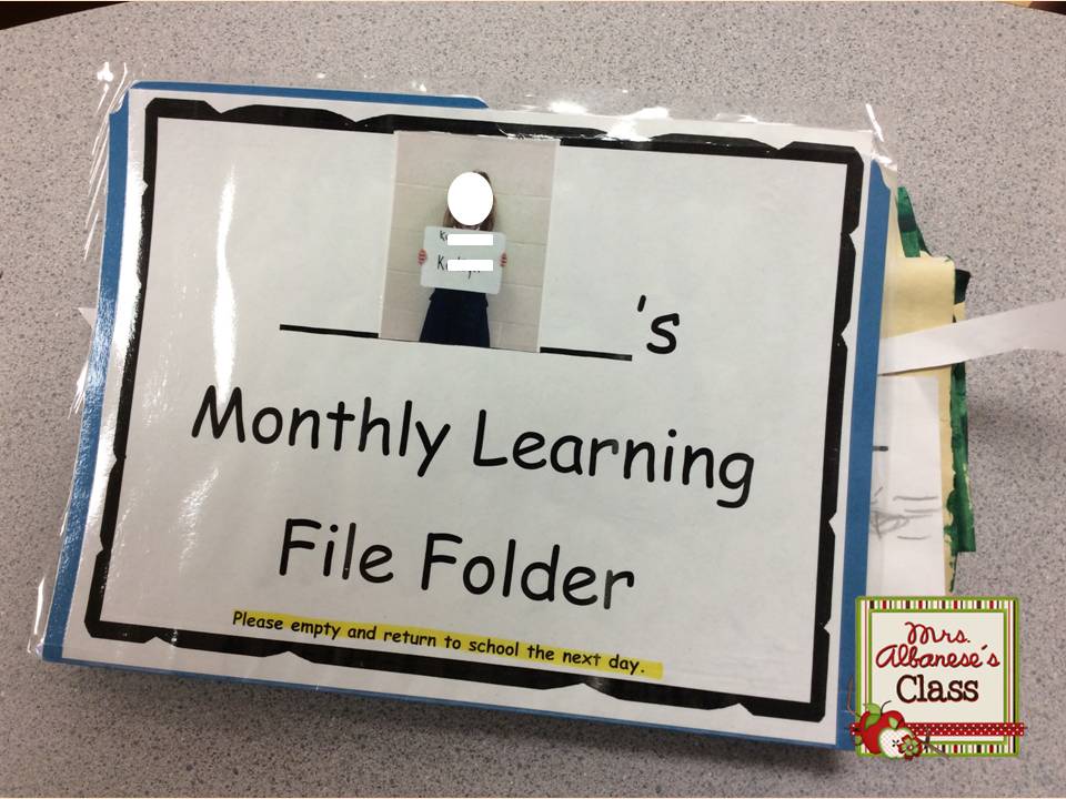 All About Student Portfolios! | Mrs. Albanese's Kindergarten Class