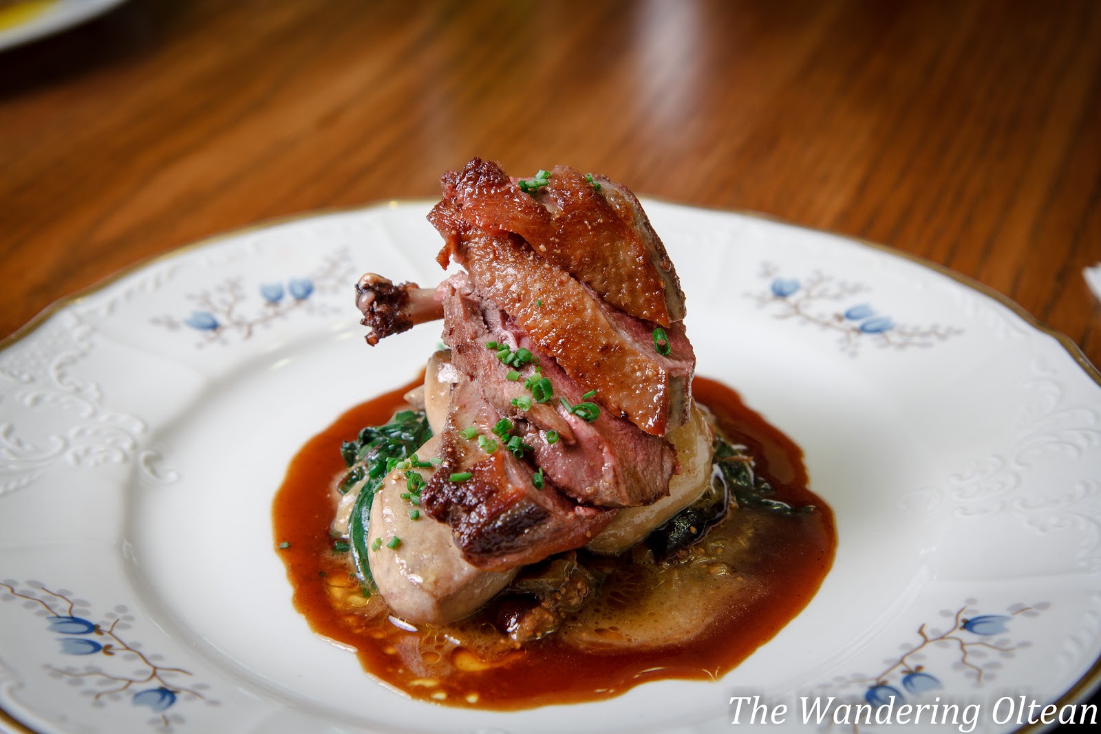 Pan-Roasted Breast of Squab with Swiss Chard, Sautéed Duck Foie Gras ...