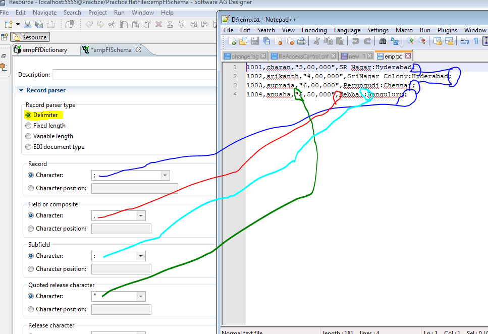 webMethods: FlatFiles