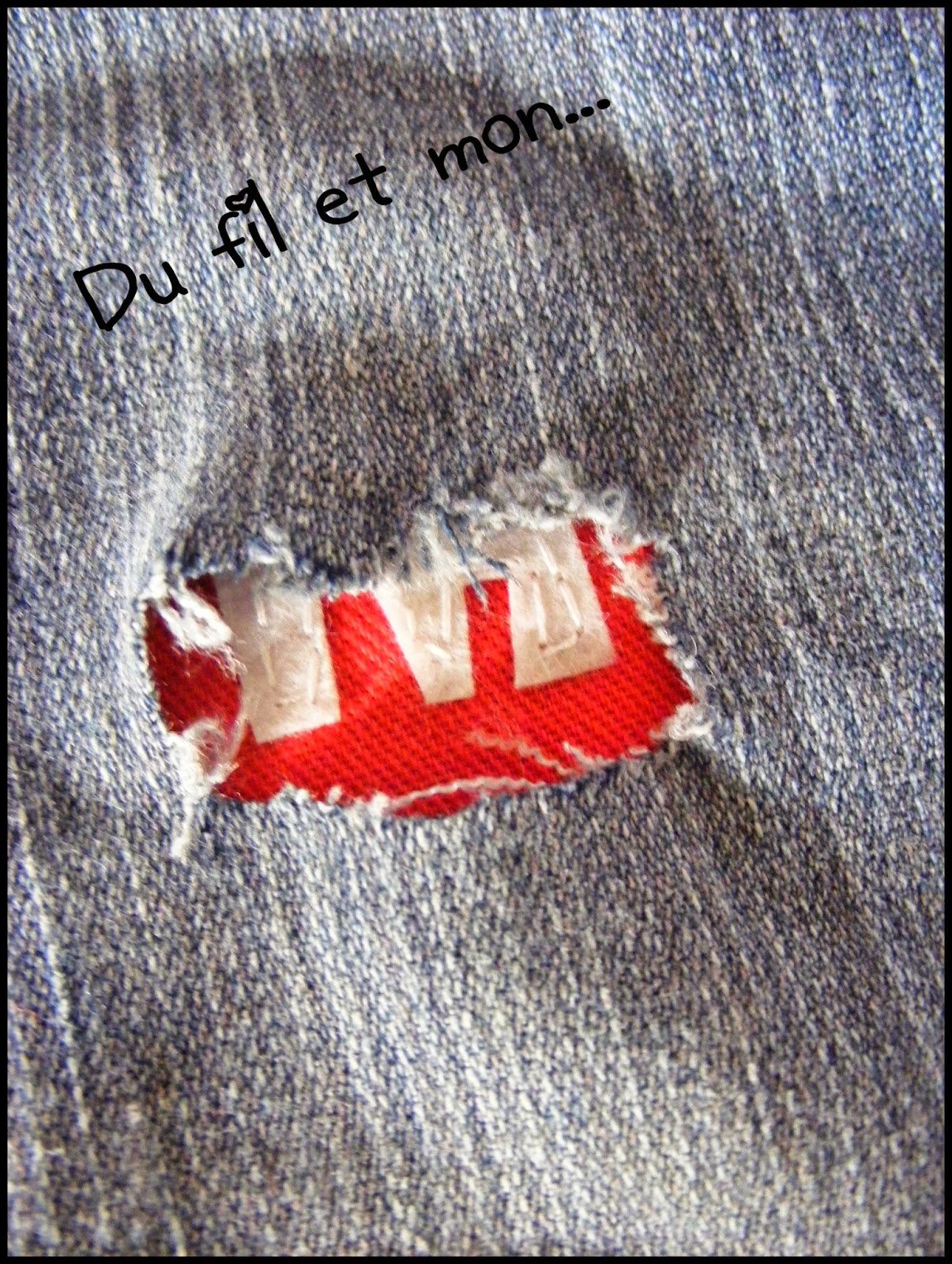 Du fil et mon...: Tu mettras des jeans troués plus tard...