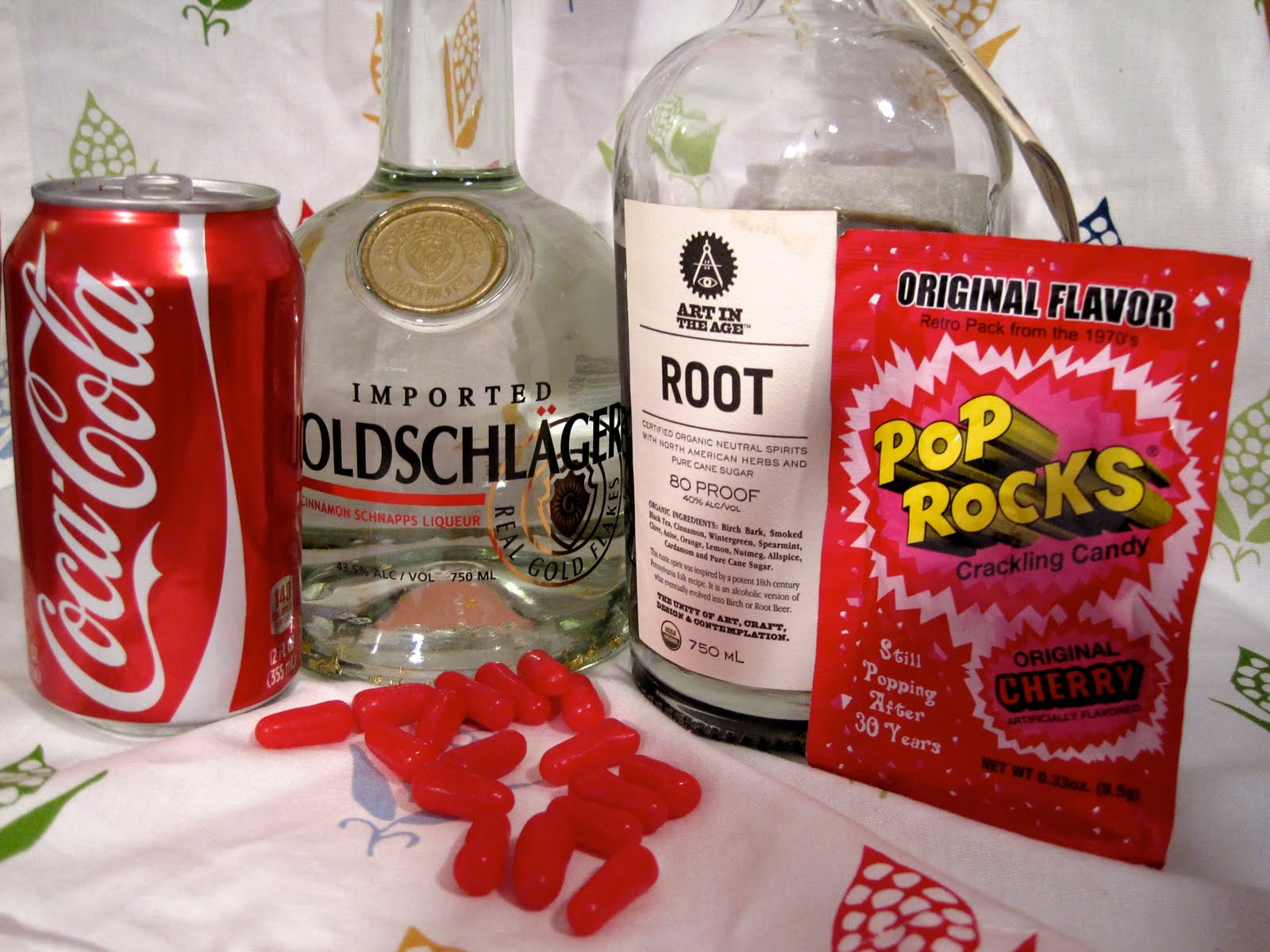 My Jello Americans: Pop Rocks and Coke + Red Hot Dynamite