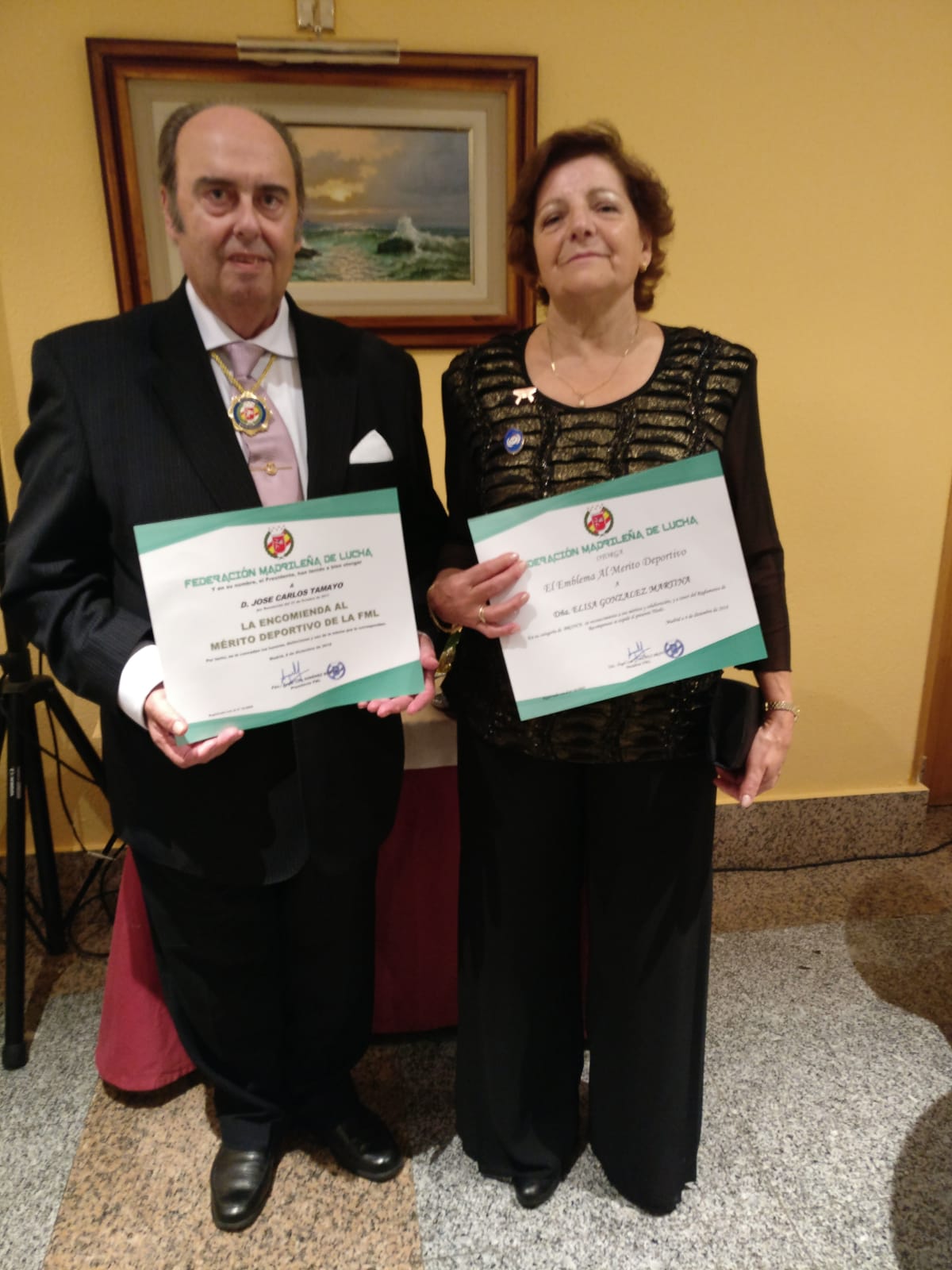 LIGA NAVAL DE MADRID : CENA DE GALA DE LA FEDERACIÓN MADRILEÑA DE LUCHA ...