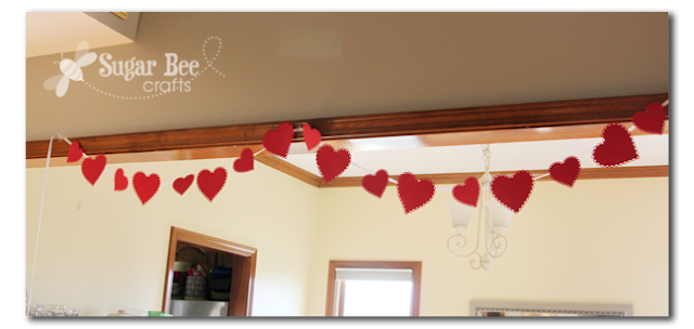 Heart Garland - Sugar Bee Crafts