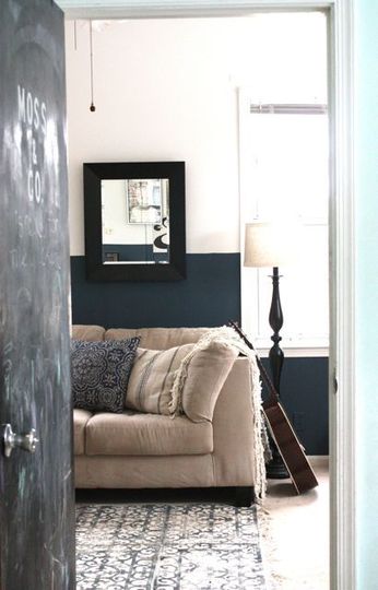 Decoritzion: Paredes pintadas a dos colores