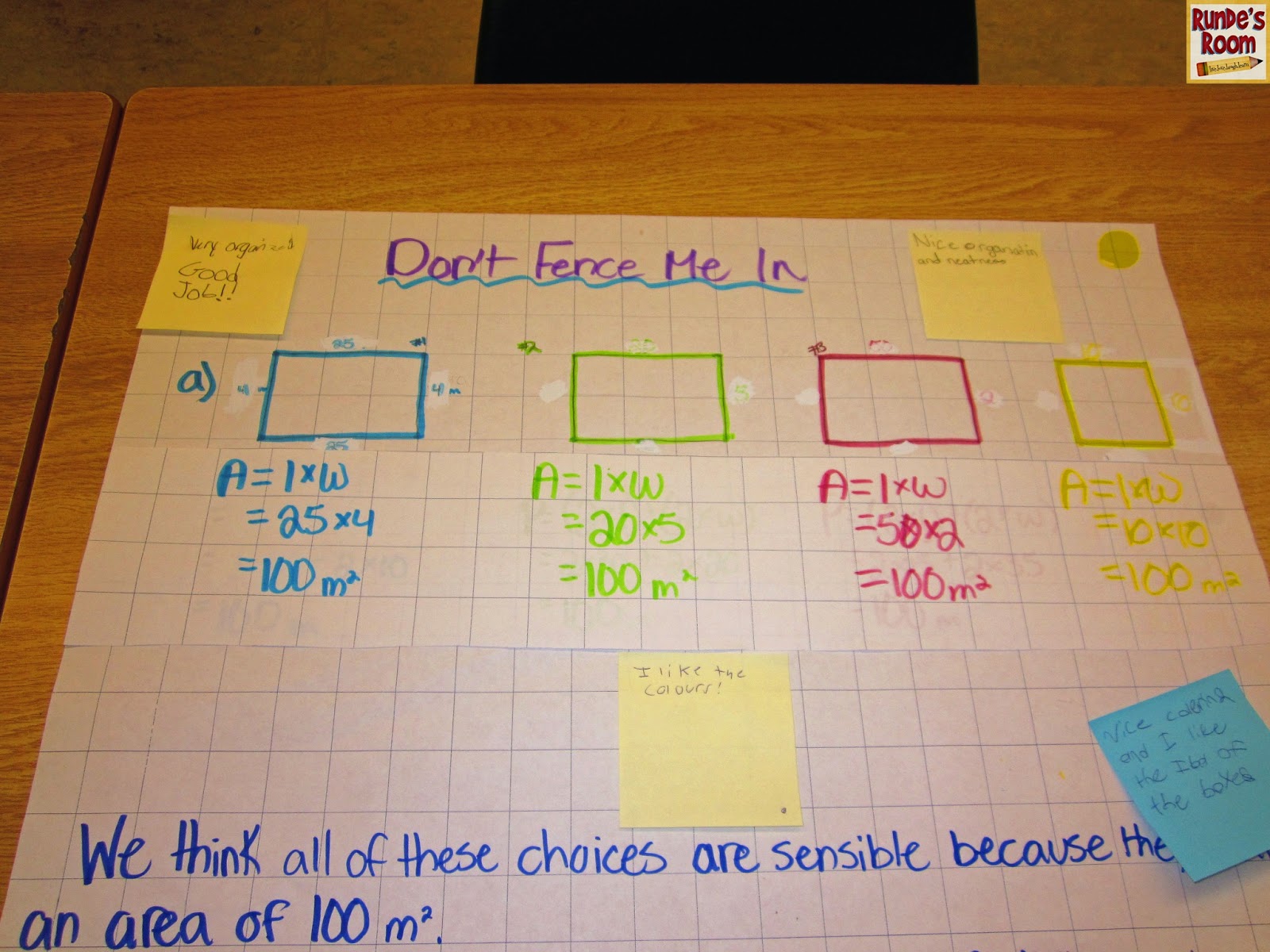 Math Journal Sundays - Comparing Perimeter and Area | RUNDE'S ROOM