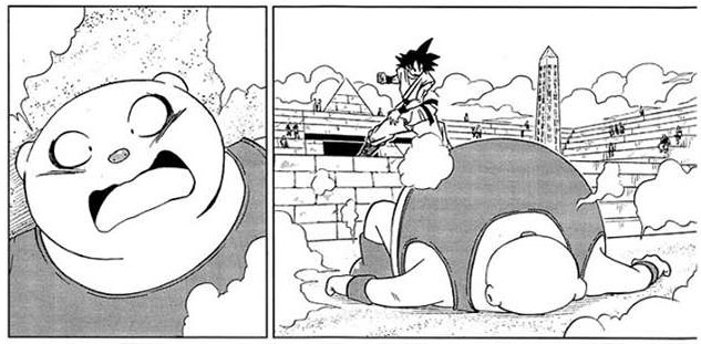 DBSDiosAzul: Manga DBS #9 Goku vs Botamo
