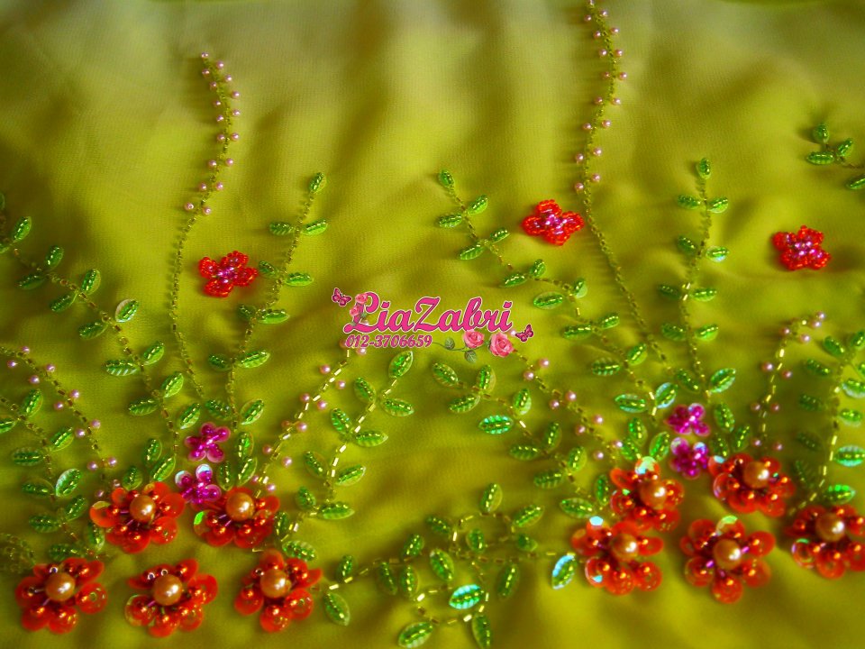 Sulaman Manik LiaZabri Golden Touch: Bunga Lalang Kesuma