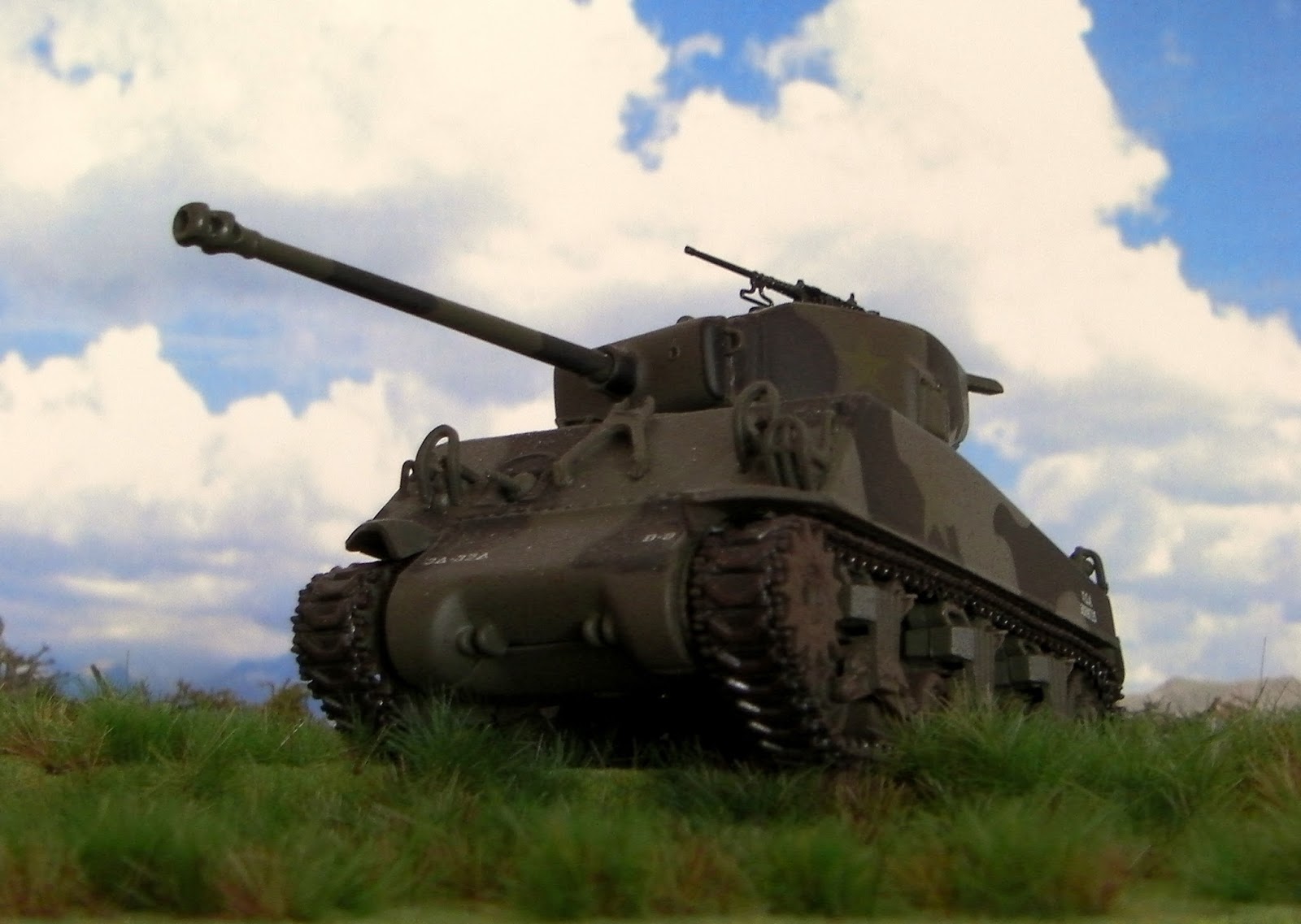 Panzer Sloped Armor: M4A3 (76mm) Sherman Tank 3rd Armored Division