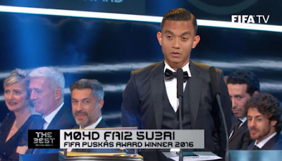 Faiz Subri Menang Anugerah Puskas FIFA 2016