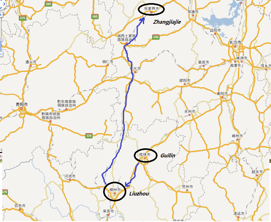 Путешествия DzhEd Travel: [Китай, Гуйлинь, Чжанцзяцзе] Как добраться ...