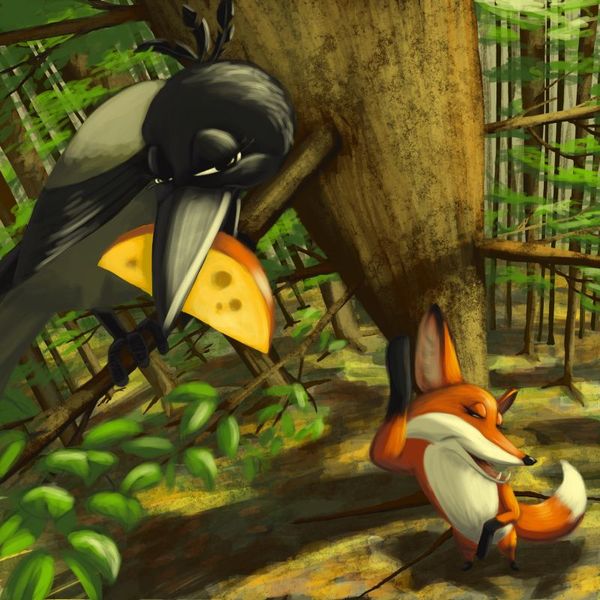 Fairy Tales /Aesop's Fables: The Fox and the Crow