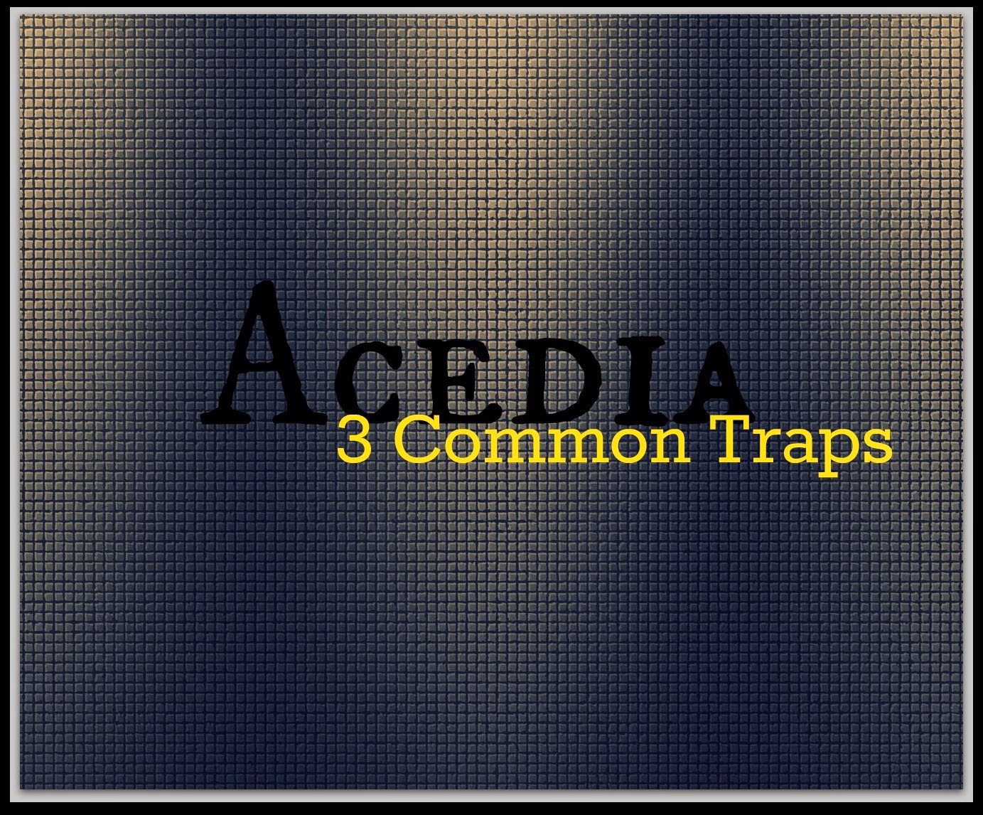 Frankly Journaling the Journey: Acedia: The Silent Enemy? (Part 3: 3 ...