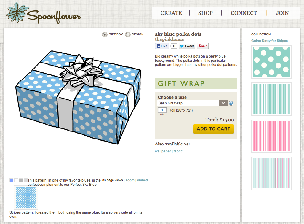 Pretty gift wrap designs for Creative Weekends #4...