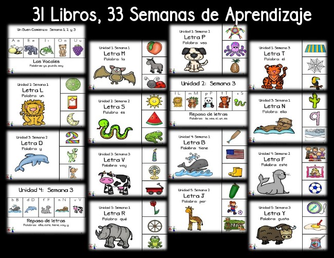 Mommy Maestra: Spanish Mini Books by Lectura para niños {GIVEAWAY}