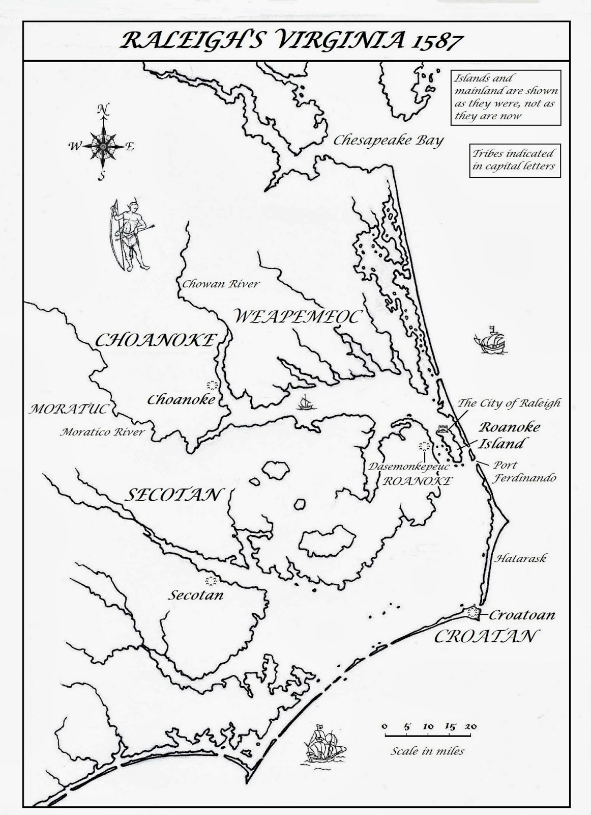 English Historical Fiction Authors: Roanoke Island - 1587 and Now