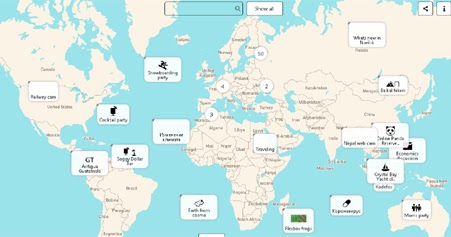 Maps Mania: Map Based Video Chat