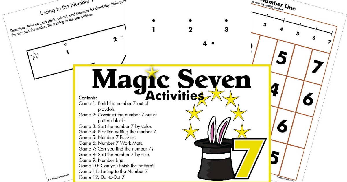 Lanie's Little Learners: As Promised...All About the Numbers 7, 8, 9, & 10