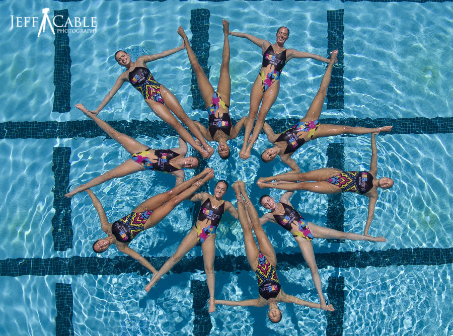 Photographing the US Synchronized Swimming Team for the Epson "Swimming ...