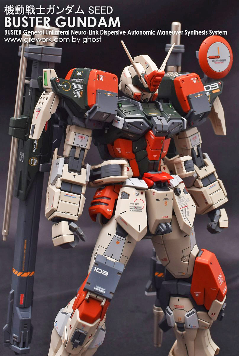 GUNDAM GUY: MG 1/100 Buster Gundam - Customized Build