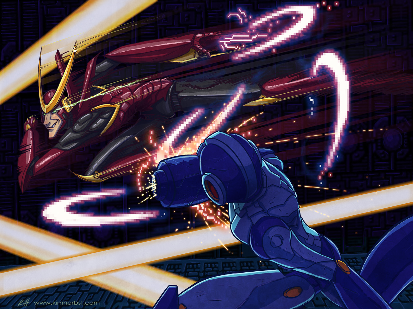 Kim Herbst - Illustration: Quick Man - Final?